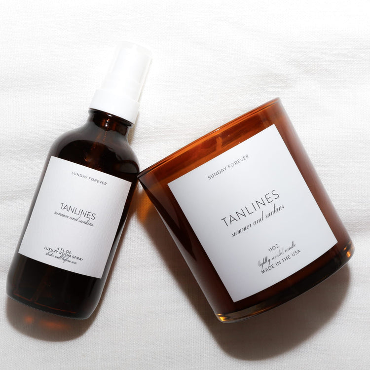Tanlines Luxury Candle | Suntans & Sandalwood | Sunday Forever
